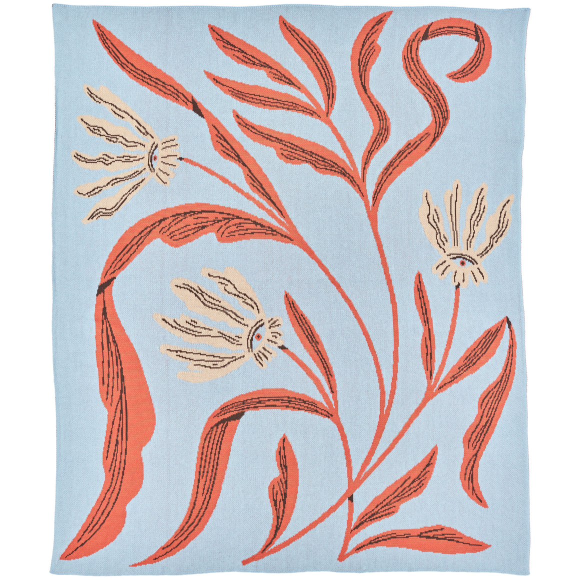 Flora Vision Throw Blanket by Frances MacLeod – Biquette