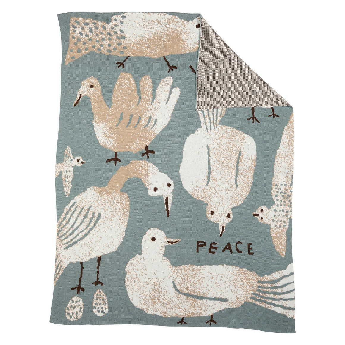 Throw Blanket | Peace by Mogu Takahashi – Biquette