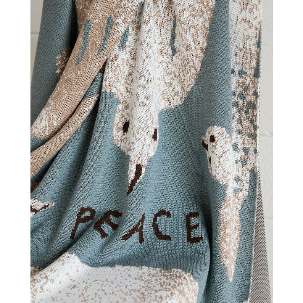 Throw Blanket | Peace by Mogu Takahashi – Biquette