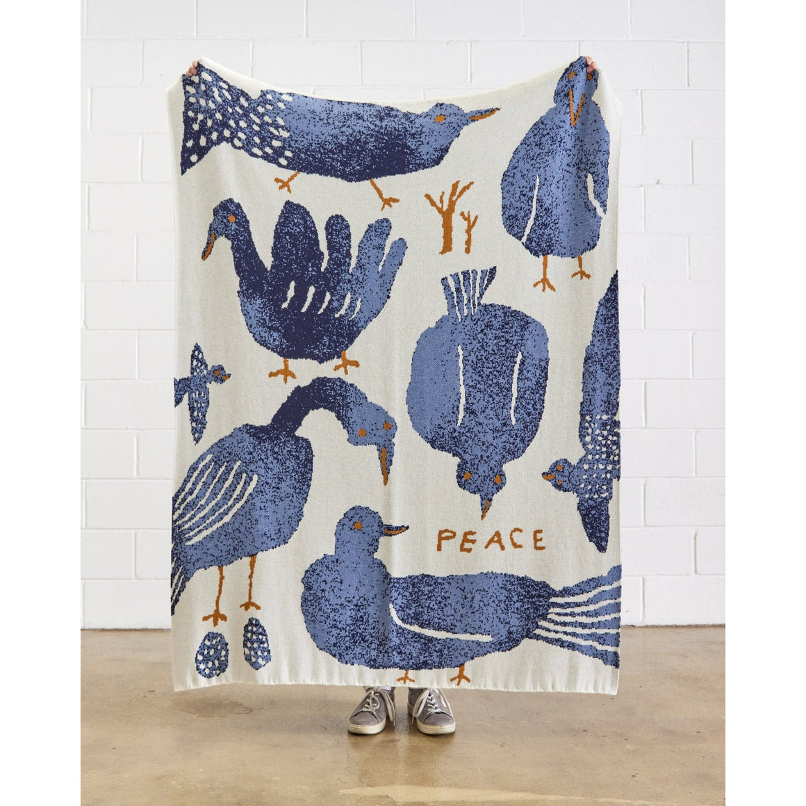 Throw Blanket | Peace by Mogu Takahashi – Biquette